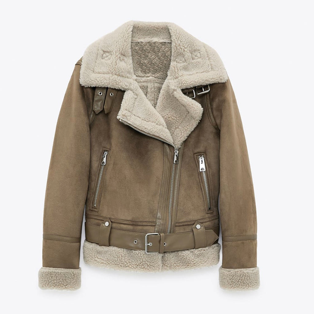 Shearling Jackets for Women | Women's Faux Shearling Jackets