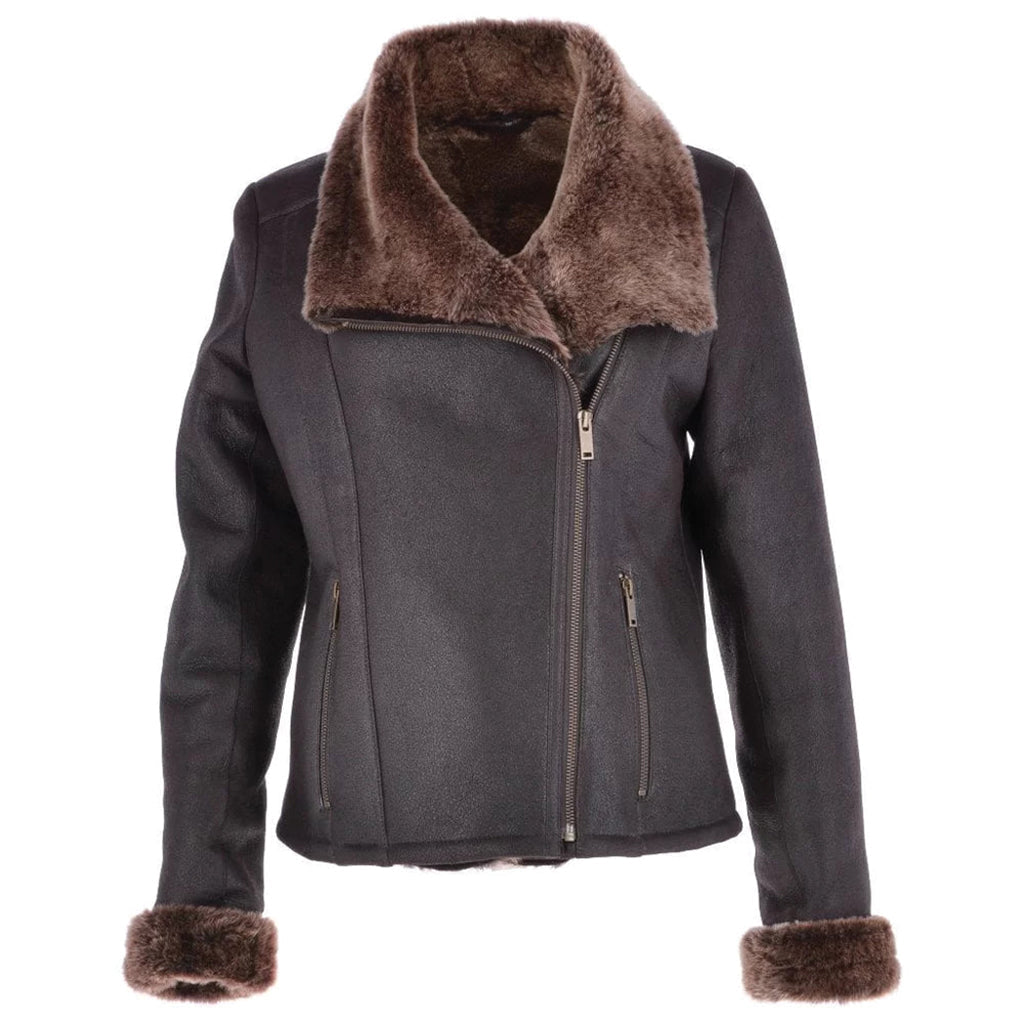 Women's Shearling Sheepskin Leather Jackets & Coats