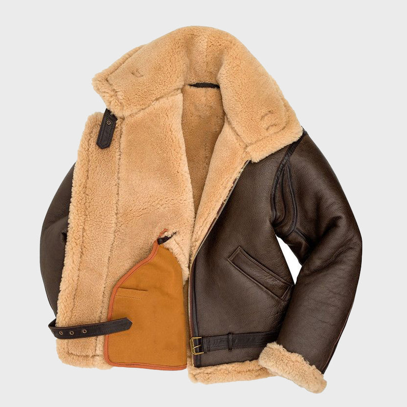 R.A.F. Sheepskin Bomber Jacket - Sheepskin Flying Jacket | New York ...